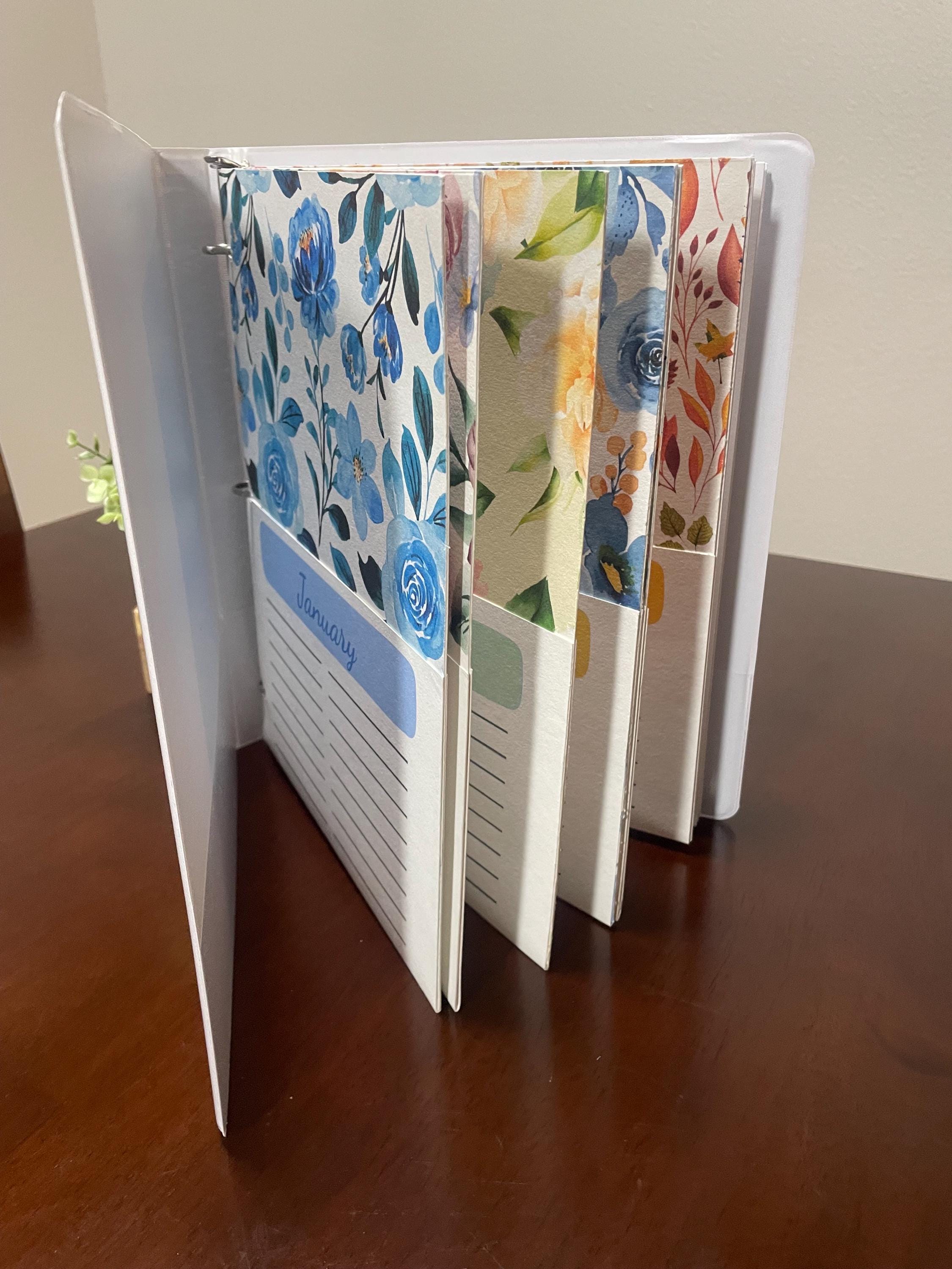 Greeting Card Organizer Binder — Track Birthdays, Anniversaries ...