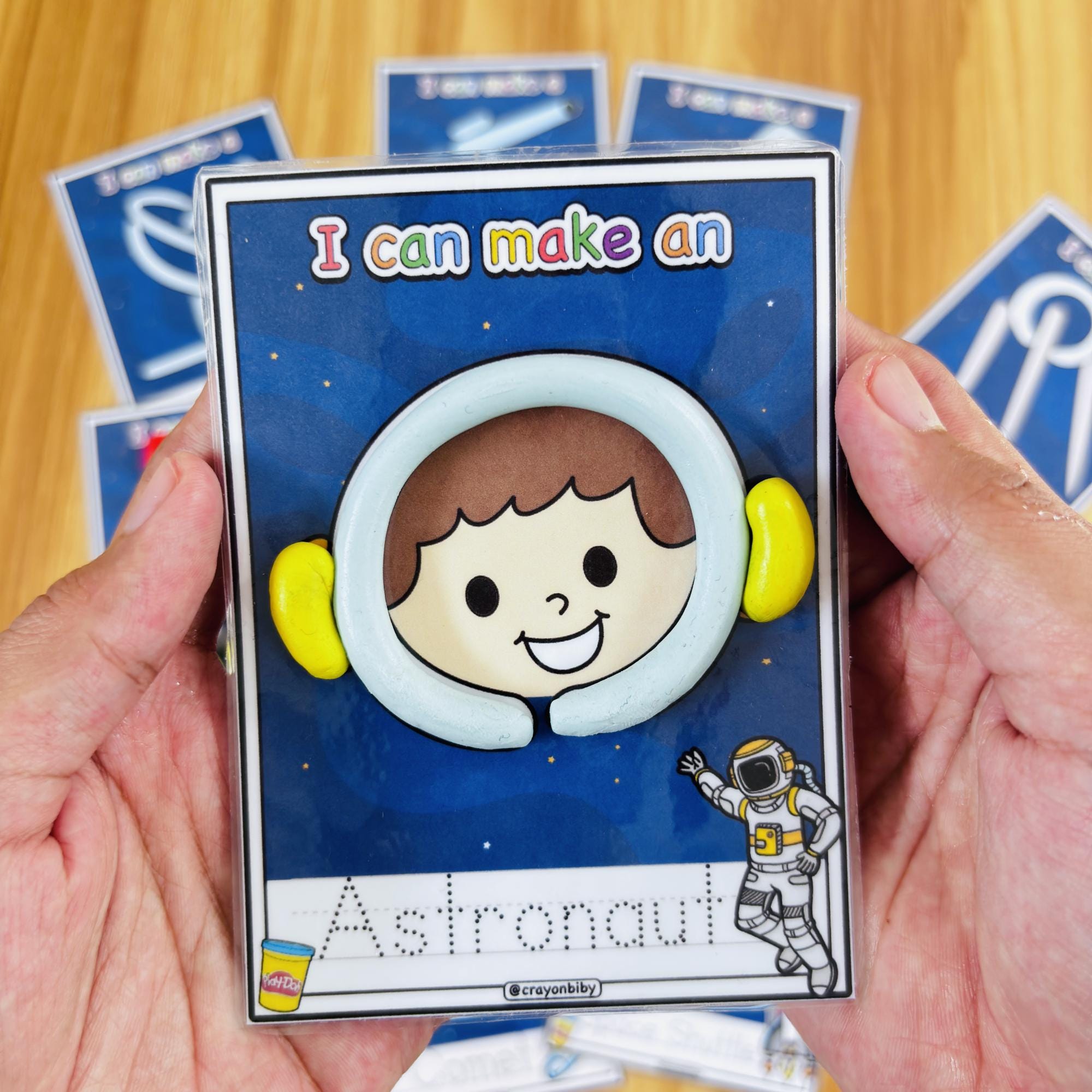 Outer Space Playdough Mats for Kids, Space Theme Fine Motor Activity ...