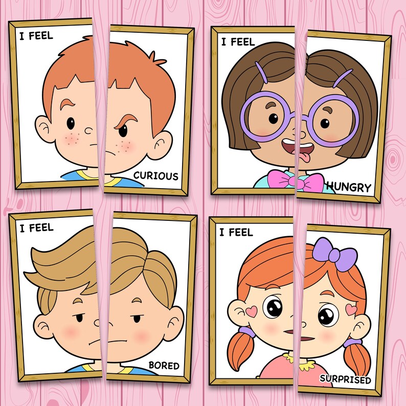 My Feelings Activity Printable | Emotions Cards for Kids | Social ...