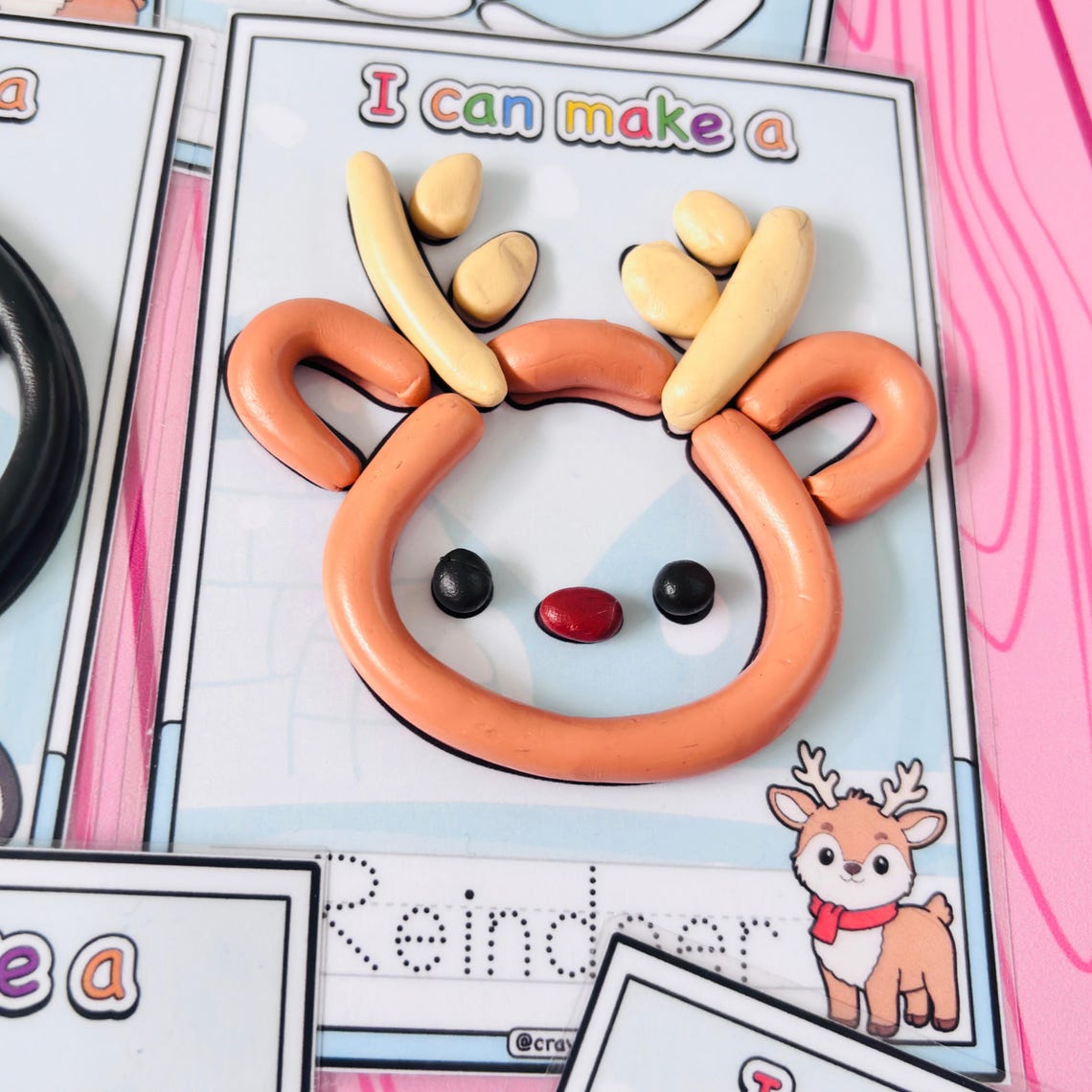 Arctic Animal Play Dough Mats Printable | Winter Play Dough Activity ...