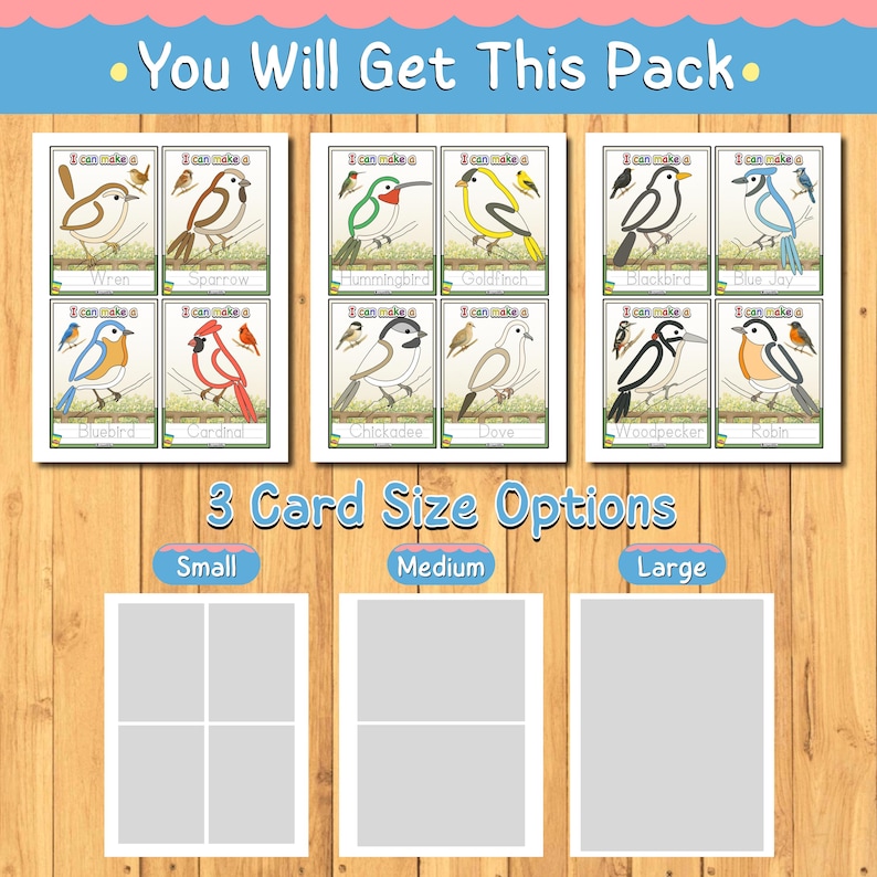 Birds Playdough Mats Printable, Preschool Fine Motor Activity, Bird ...