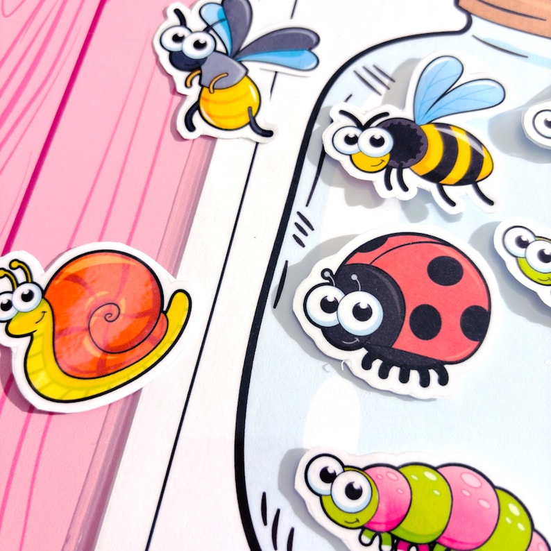 Bug Jar Math Printable, Counting and Number Matching Activity for ...
