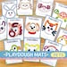 Pets Play Dough Mats Printable, Toddler Animal Activity, Preschool ...