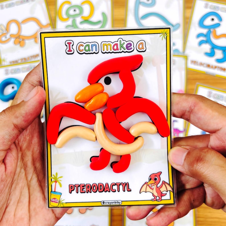 Dinosaur Play Dough Mats, Printable Fine Motor Activity for Kids ...