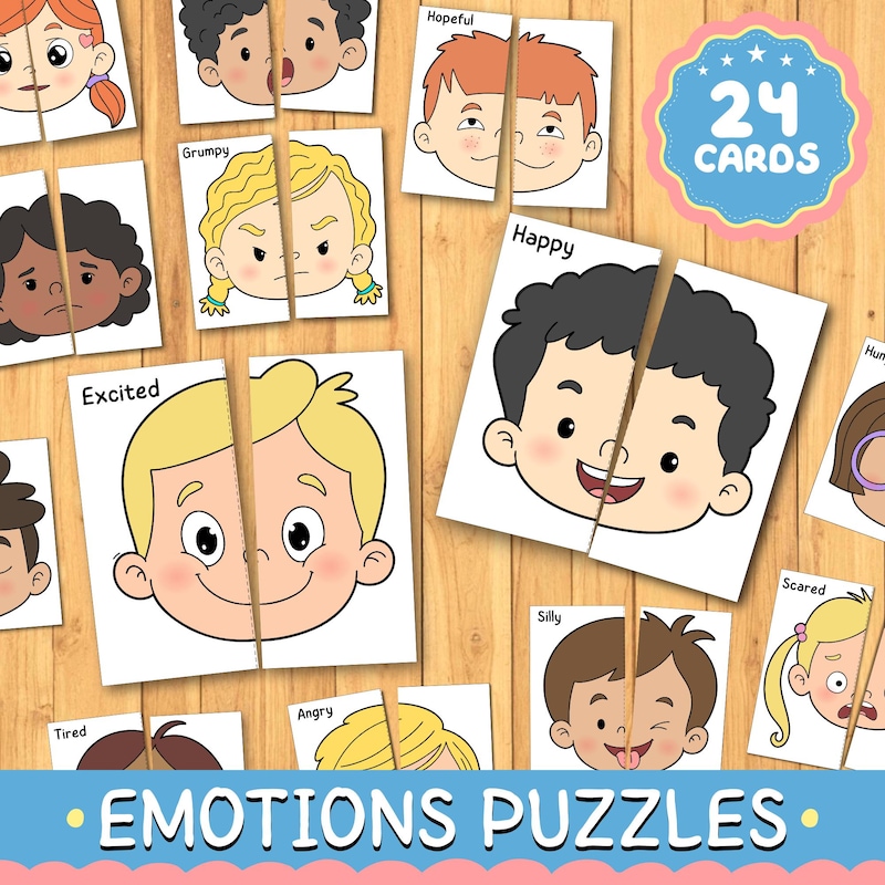 Feelings Activity Cards - Etsy