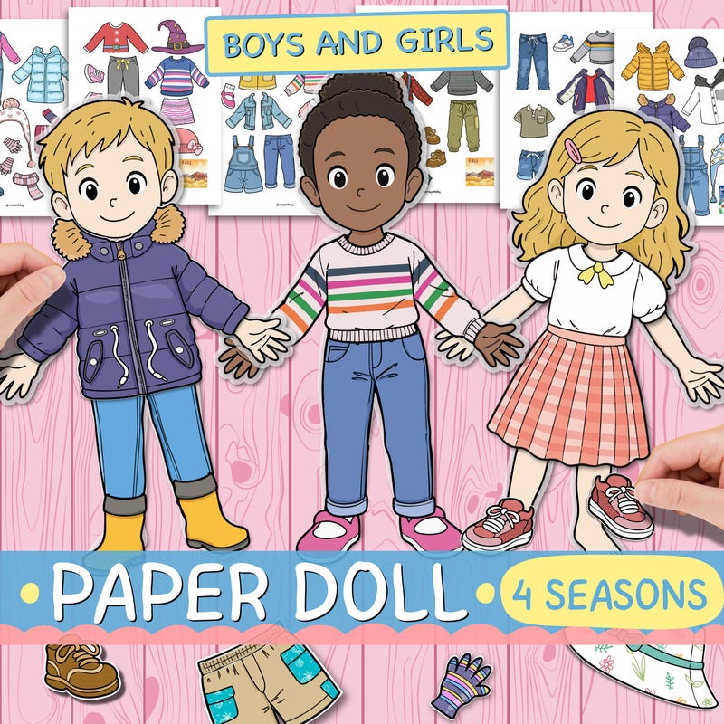 Paper Doll Clothing - Etsy
