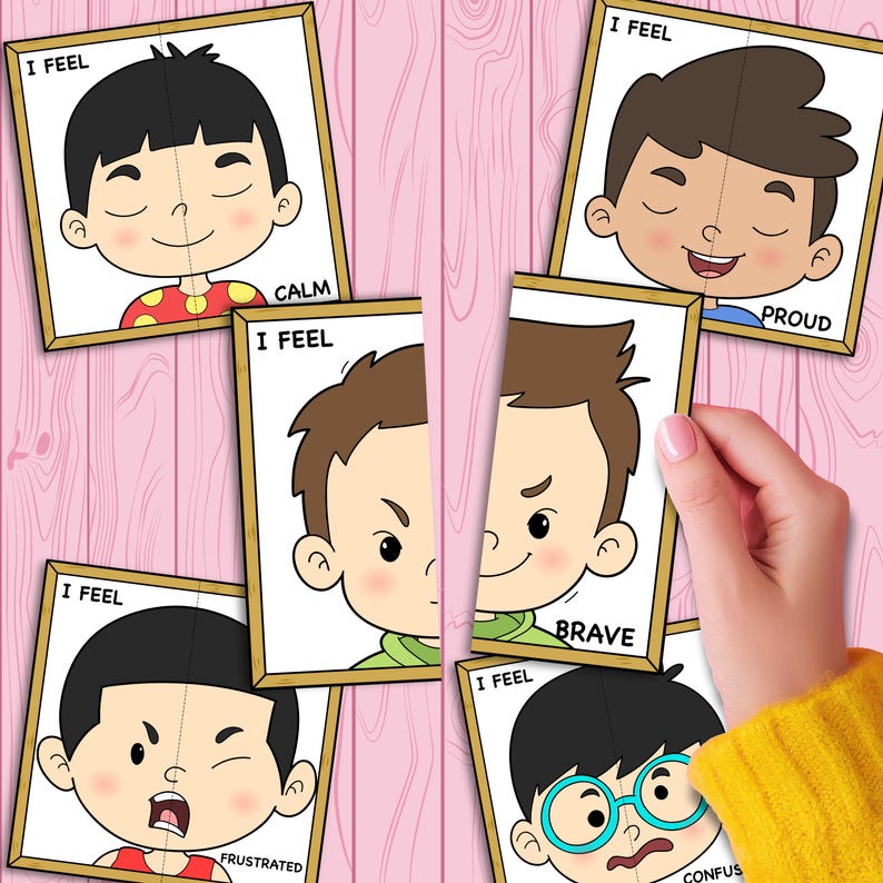 My Feelings Activity Printable | Emotions Cards for Kids | Social ...