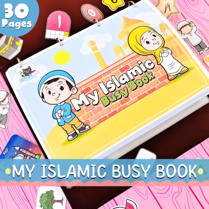 Islamic Busy Book Printable | Muslim Preschool Activity Binder ...
