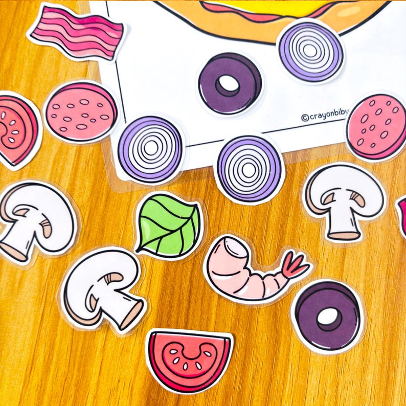 Pizza Math Counting Activity for Kids Printable, Fun Number Game for ...