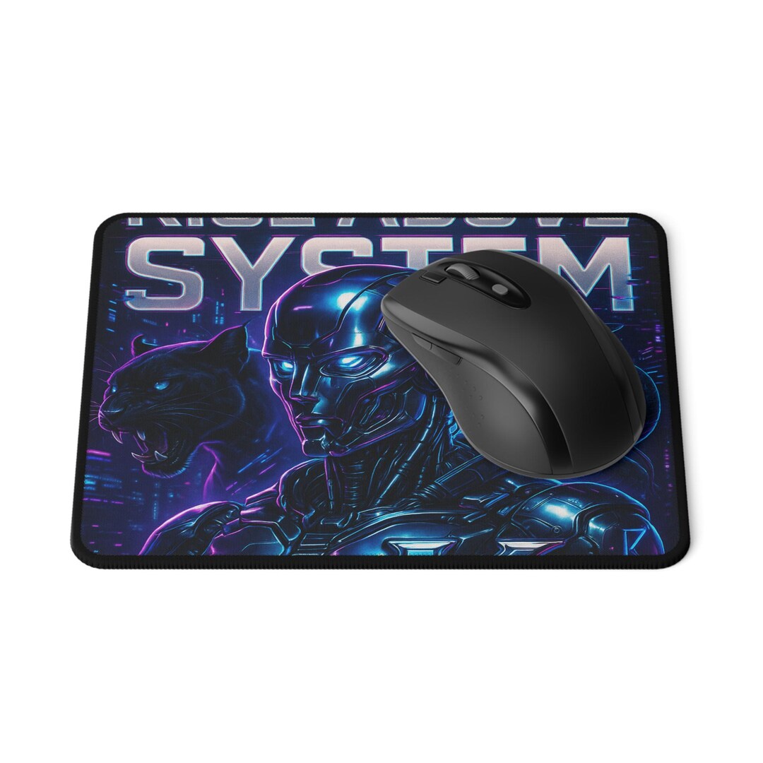 Futuristic Gaming Mouse Pad With Bold Graphics, Non-slip Pad for Gamers ...