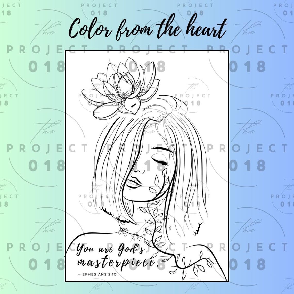 Printable Bible Verse Coloring Pages for Adults & Kids – Christian ...