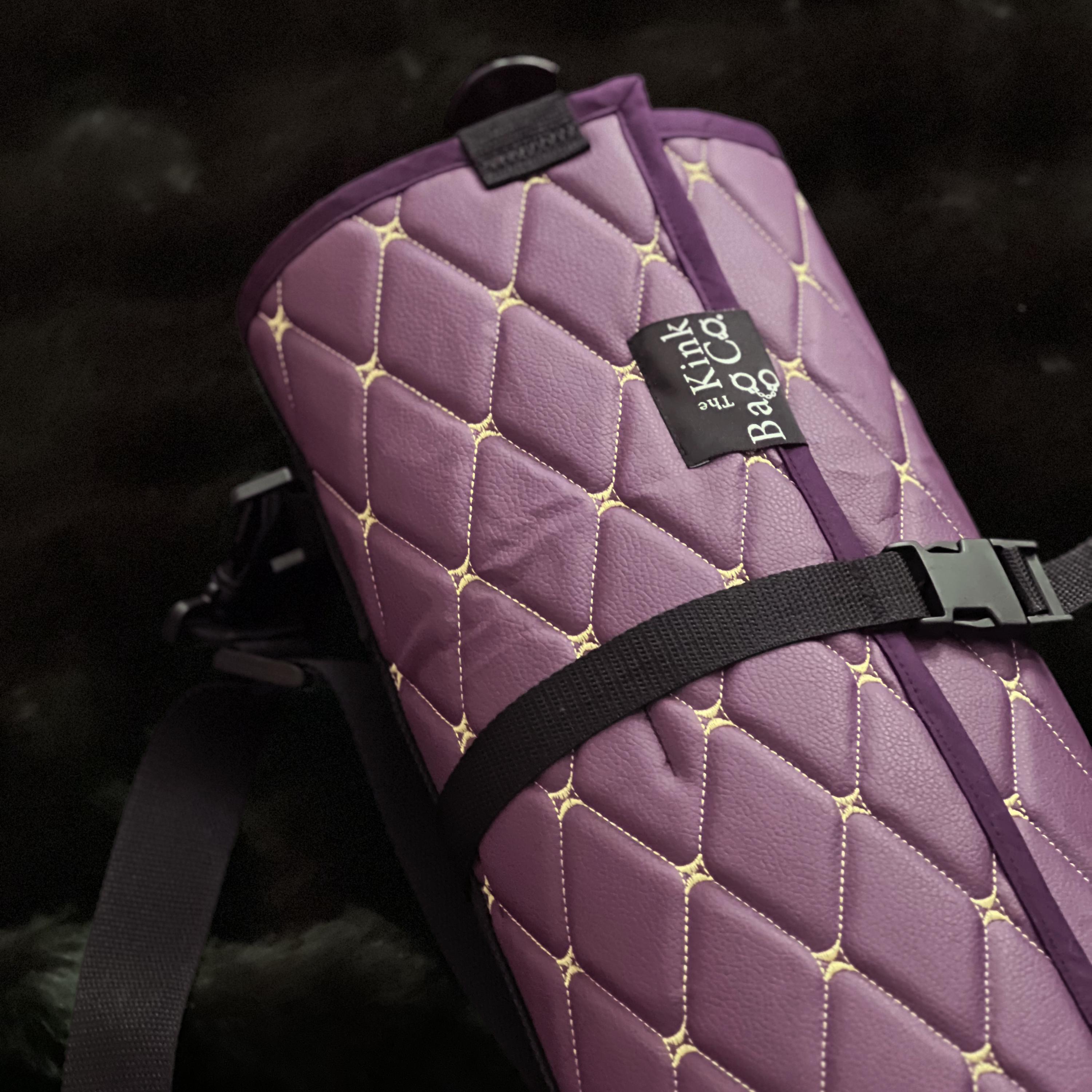 Night Creatures Purple Kink Impact Tool Toy Bag - Handmade Luxury PU ...