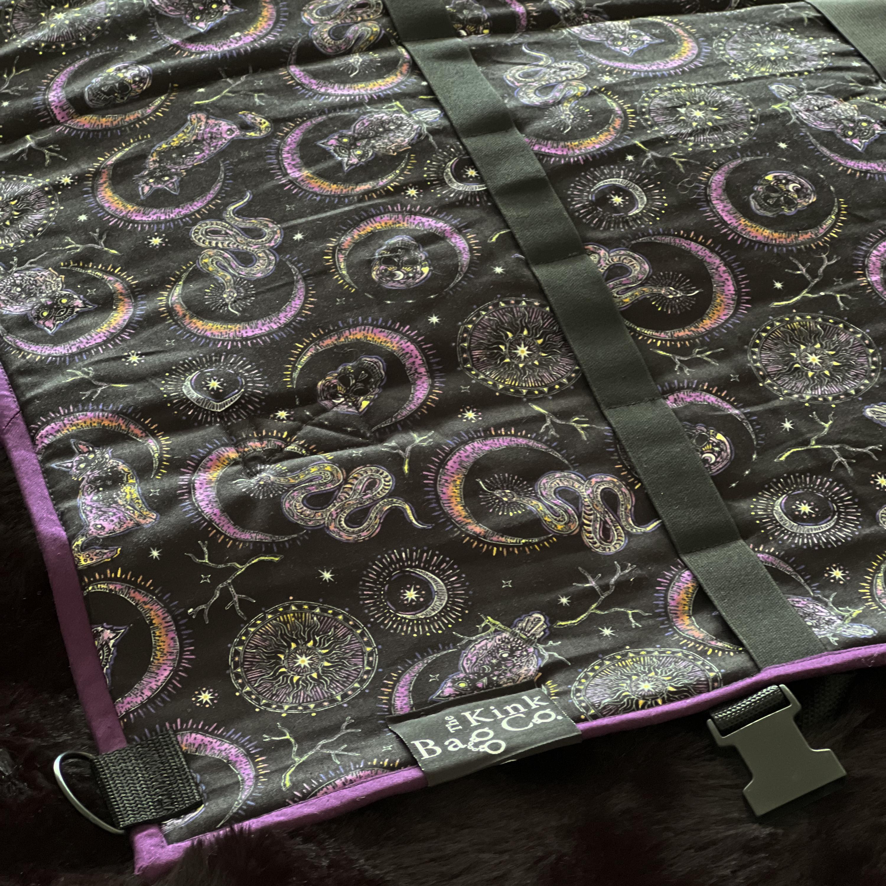 Night Creatures Purple Kink Impact Tool Toy Bag - Handmade Luxury PU ...