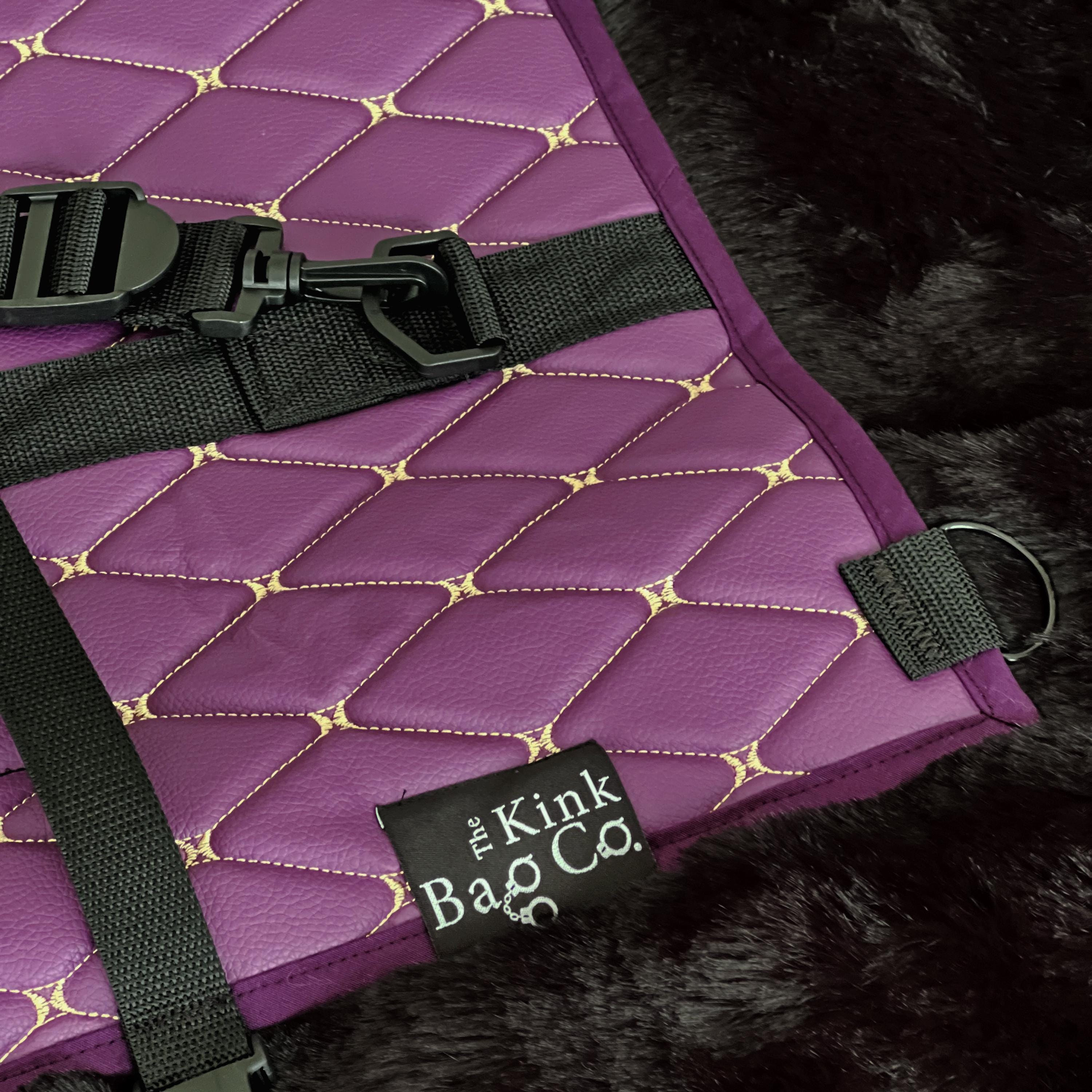 Night Creatures Purple Kink Impact Tool Toy Bag - Handmade Luxury PU ...