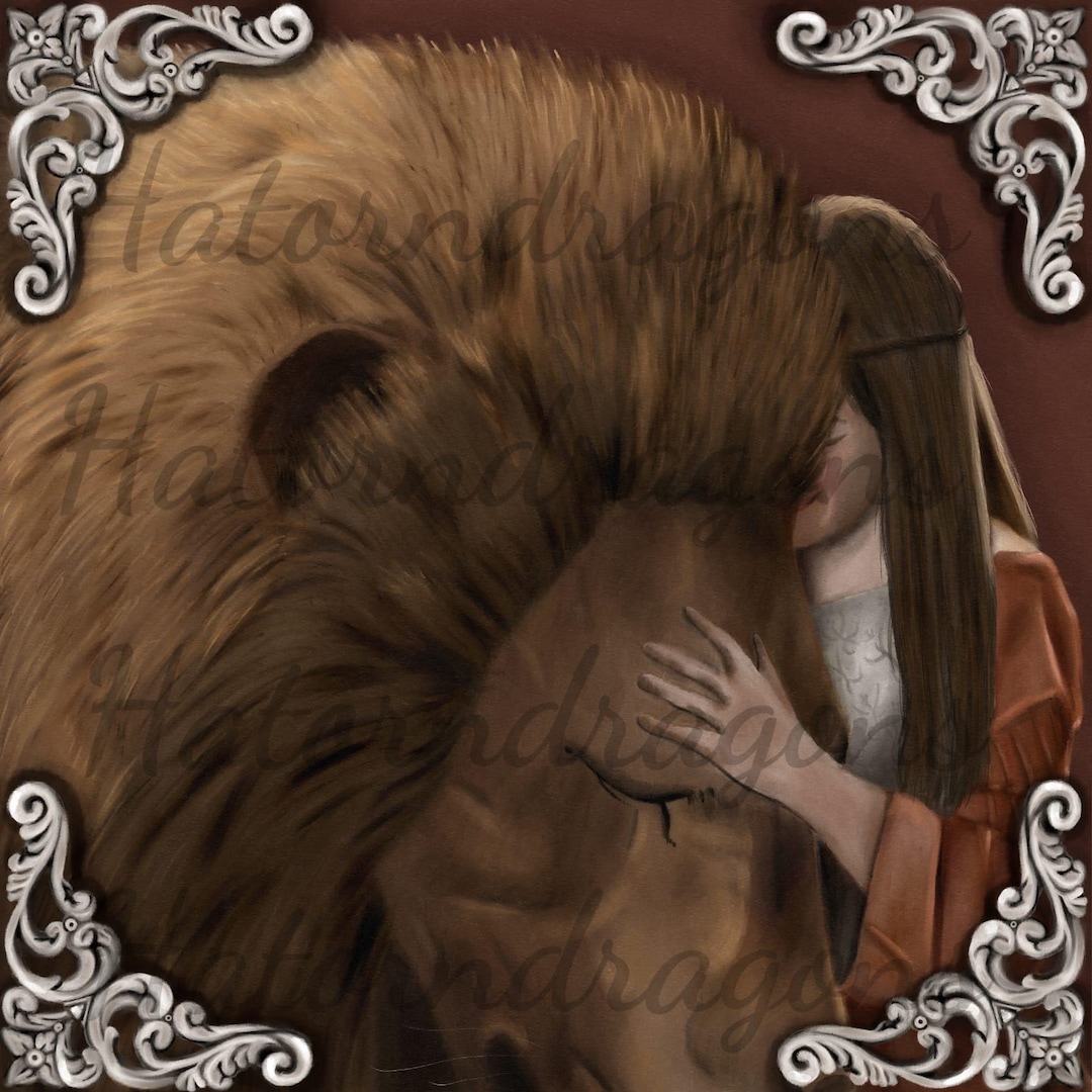 Lucy and Aslan, the Chronicles of Narnia, Fanart, Digital Illustration ...