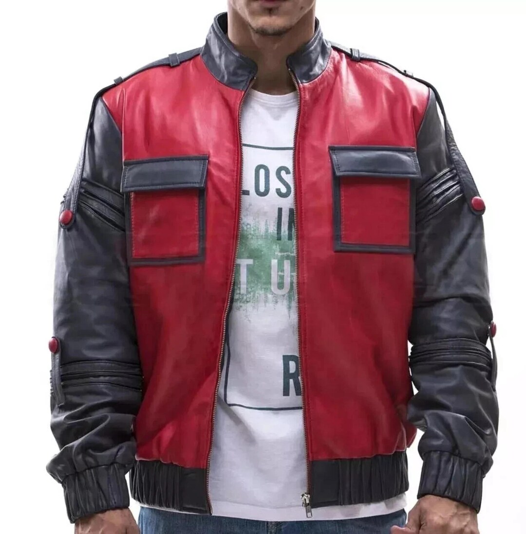 Marty Mcfly Back to the Future 2 Jacket – Michael J. Fox Real Leather ...