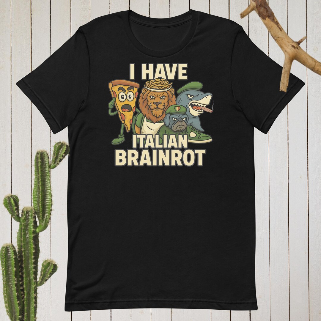 Italian Brainrot Meme Shirt – Funny Graphic Tee | Unisex T-shirt ...