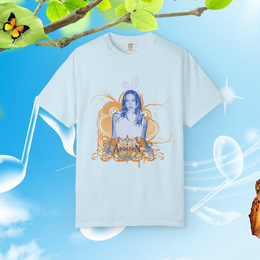 Addison Rae Y2K Retro Short Sleeve Tee - Etsy UK
