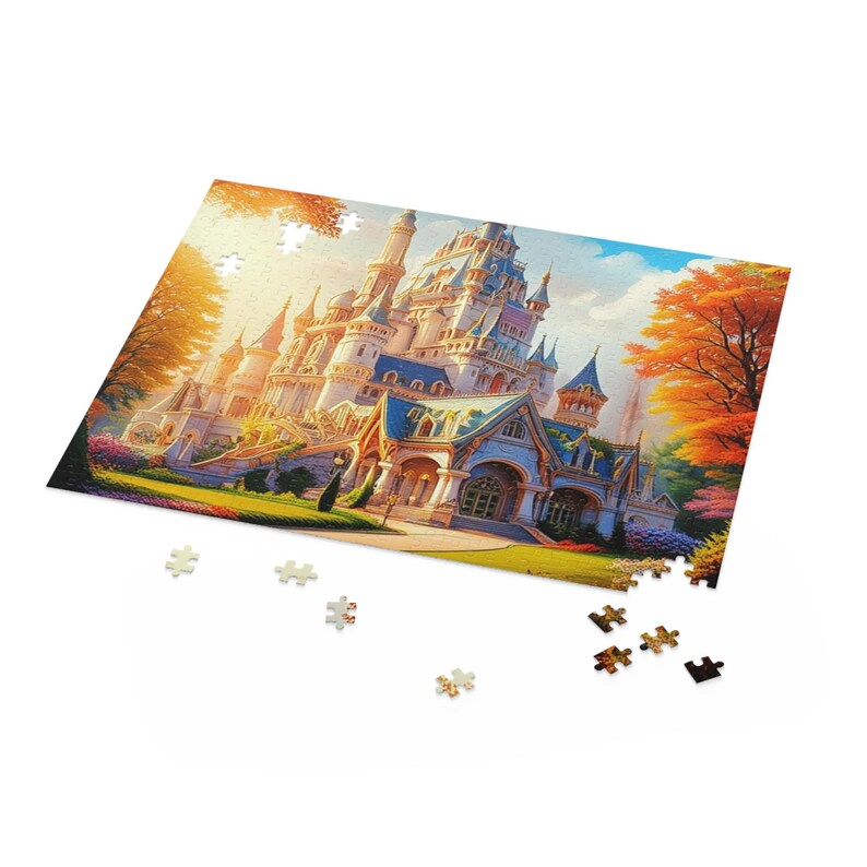 Magical Castle Puzzle (252, 500-piece) - Ideal for Family Fun, Gift for ...
