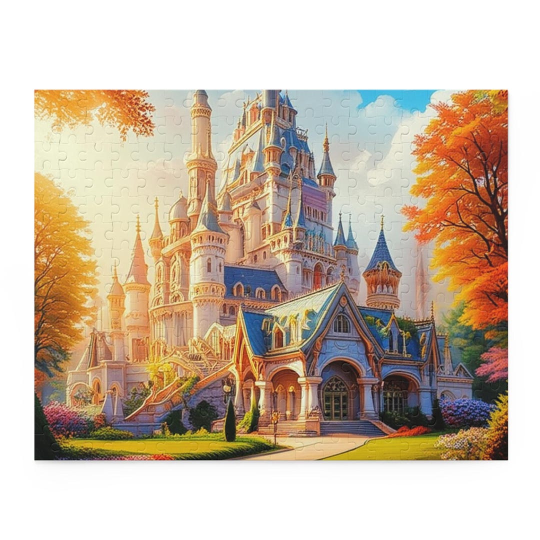 Magical Castle Puzzle (252, 500-piece) - Ideal for Family Fun, Gift for ...