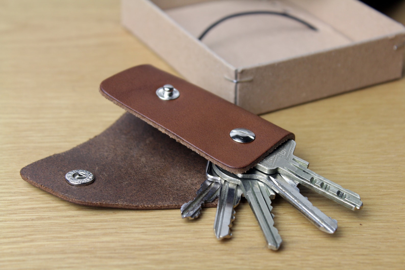 Key Case Leather Key Holder Organizer Key Fob Made of 100% - Etsy