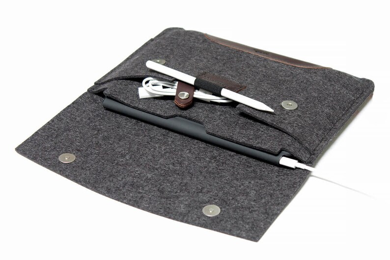 Merino Wool Felt iPad Pro/air 11 Case: Leather Accent, Snug Fit - Etsy