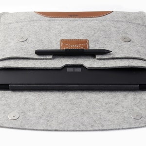 Surface Pro Case With Keyboard and Pen Holder Handmade of Merino Wool ...