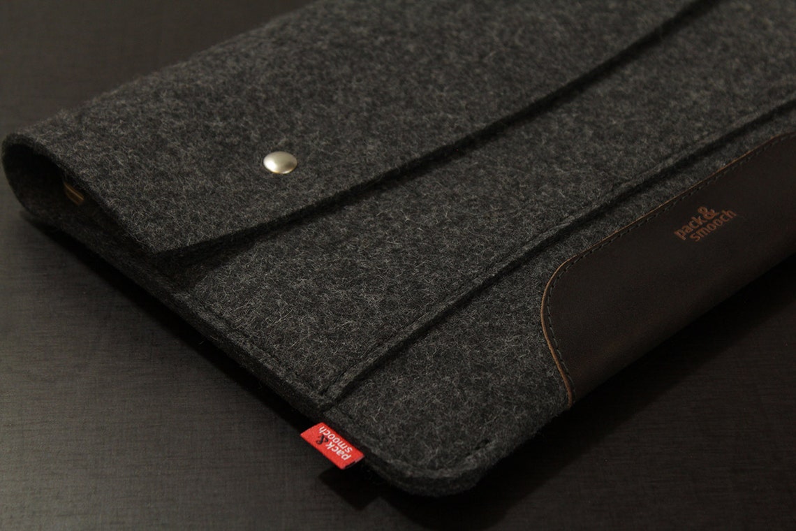 Macbook 12-inch Case 100% Wool Felt Italian Vegetable Tanned - Etsy