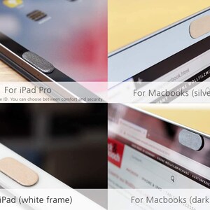 Webcam Cover Leather iPad Webcam Protection Privacy Leather Sticker ...