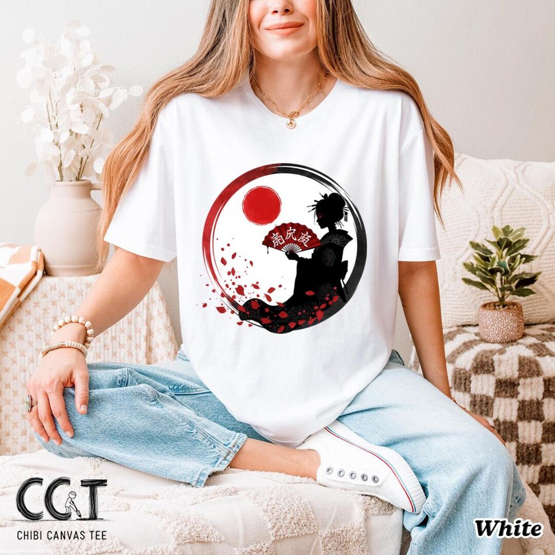 Venom Silk Geisha T-shirt, Chibi Japanese Style, Gothic Horror - Etsy