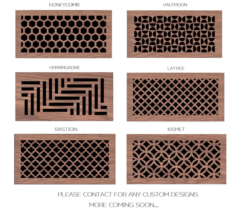 Wood Vent Covers - Etsy