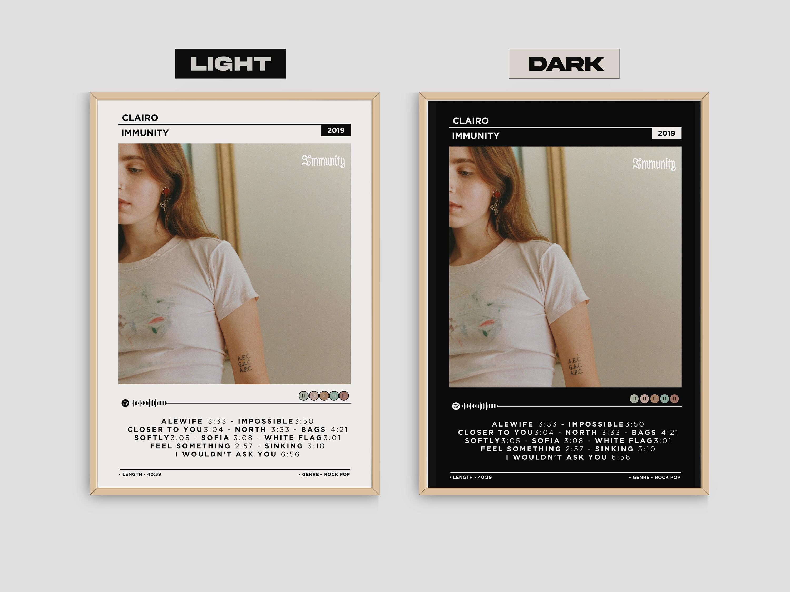 Clairo - Immunity, Charm, Sling Set of 3 Album Poster / Music Gifts ...