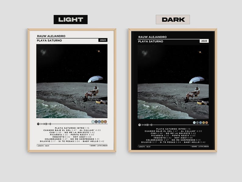 Rauw Alejandro - Cosa Nuestra, Vice Versa, Playa Saturno Set of 3 Album ...