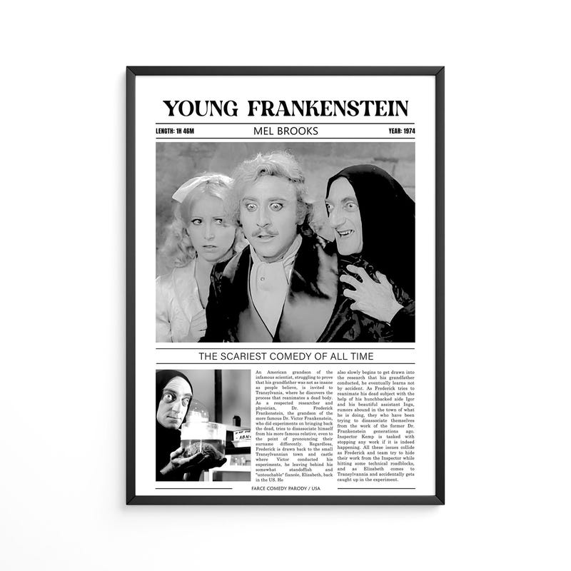 Frankenstein Poster Ideas - Etsy