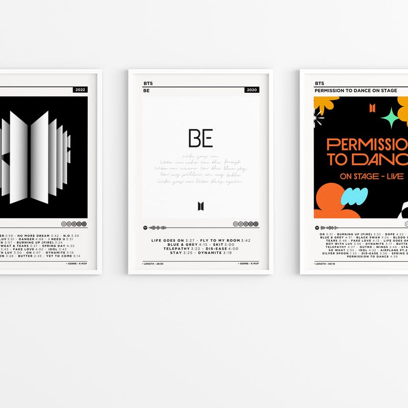 Bts Poster - Etsy