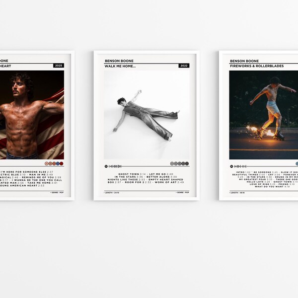 Benson Boone Album Covers - Etsy