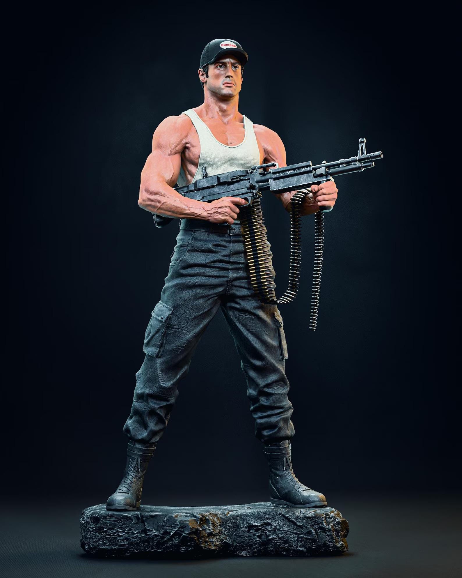 Rambo STL 3D Print File | Rambo Figurine STL | Action Hero 3D Model ...