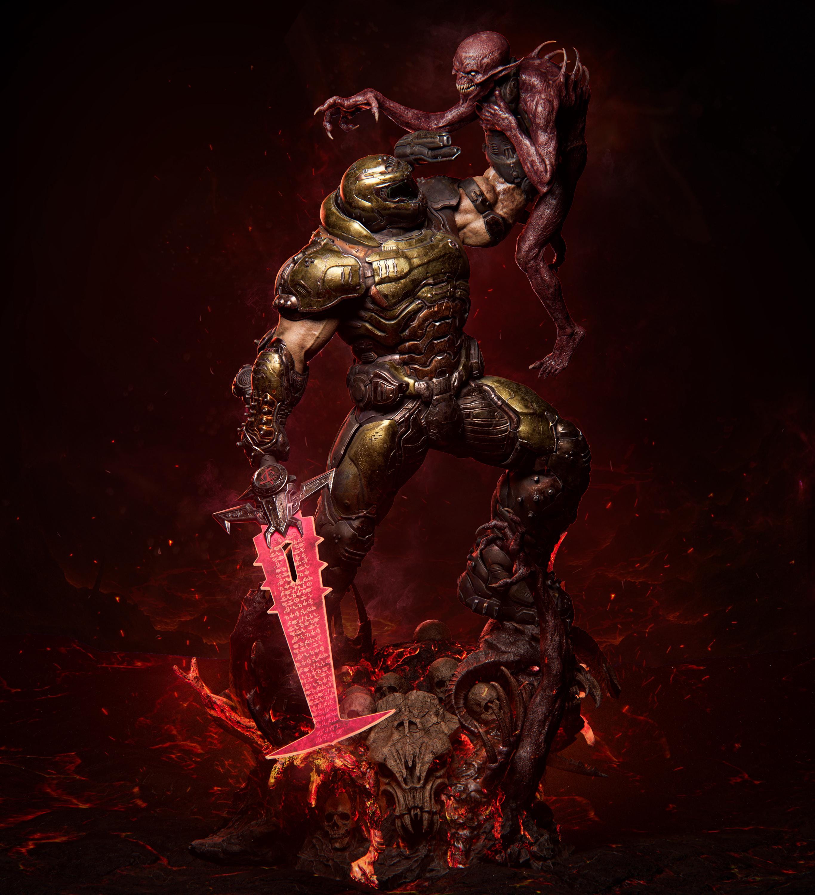 Doom the Dark Ages STL 3D Print File | 3D Printable File | Doom Slayer ...