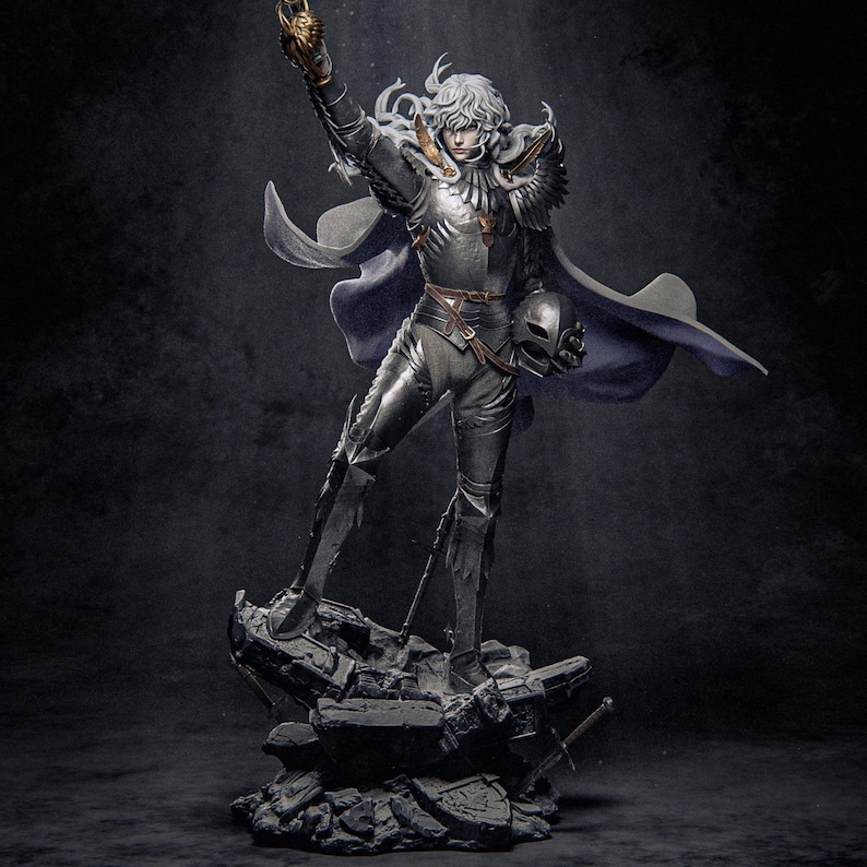 Griffith STL 3D Print File | 3D Printable Berserk Figurine | Falcon of ...