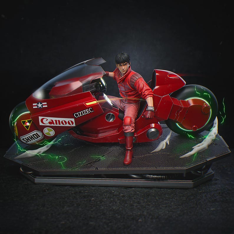 Kaneda 3D STL File | Akira 3D Model | Resin Stl File | FDM Stl File ...