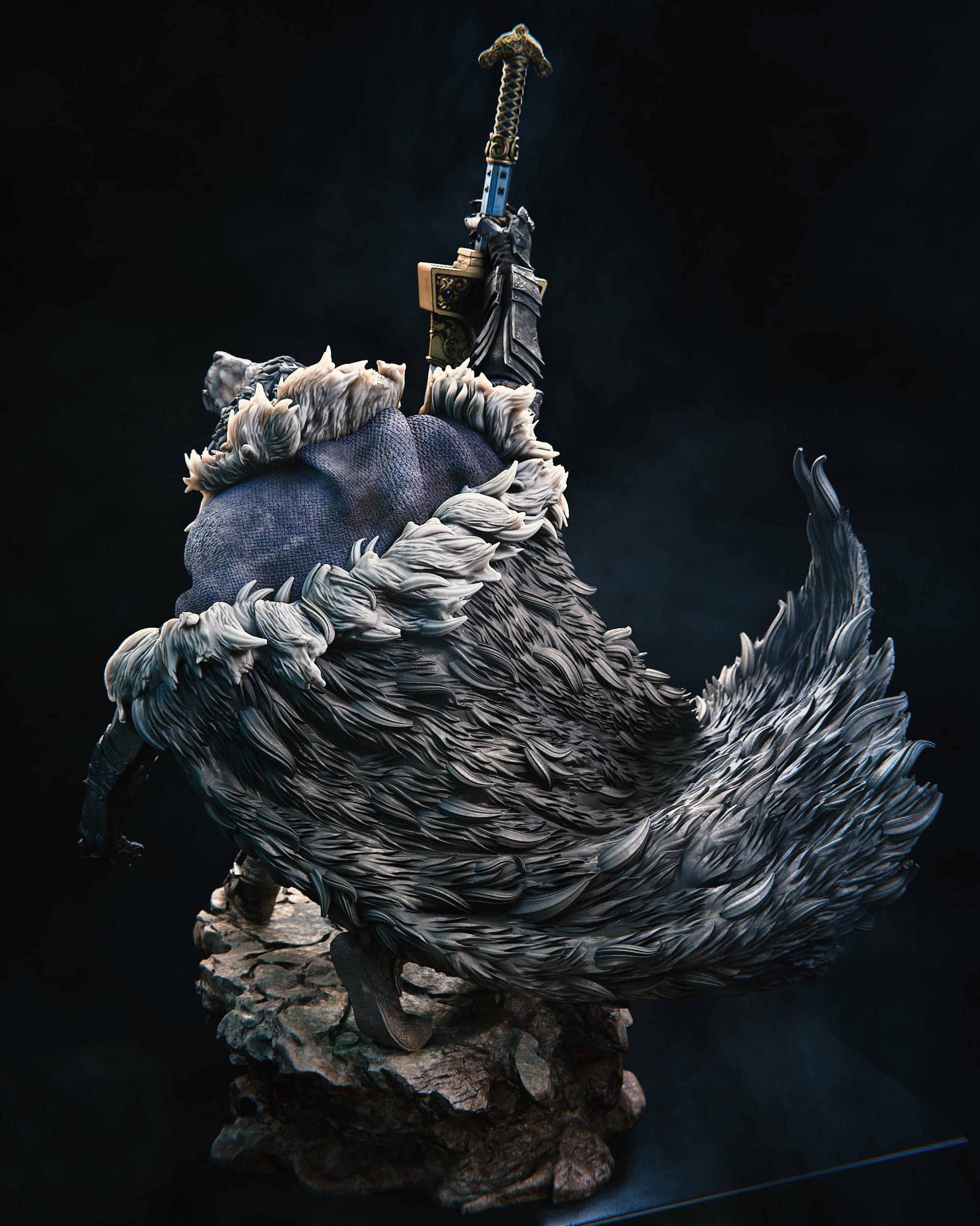 Blaidd Elden Ring STL 3D Print File | 3D Printable File | Blaidd Wolf ...