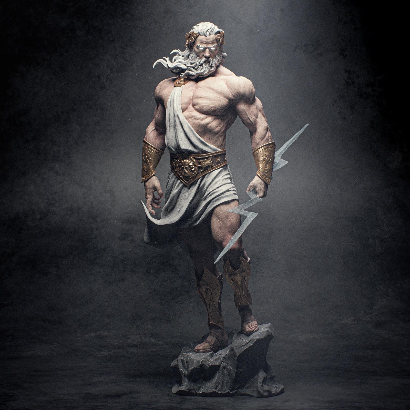 Zeus STL 3D Print File | 3D Printable Greek God Figurine | King of ...