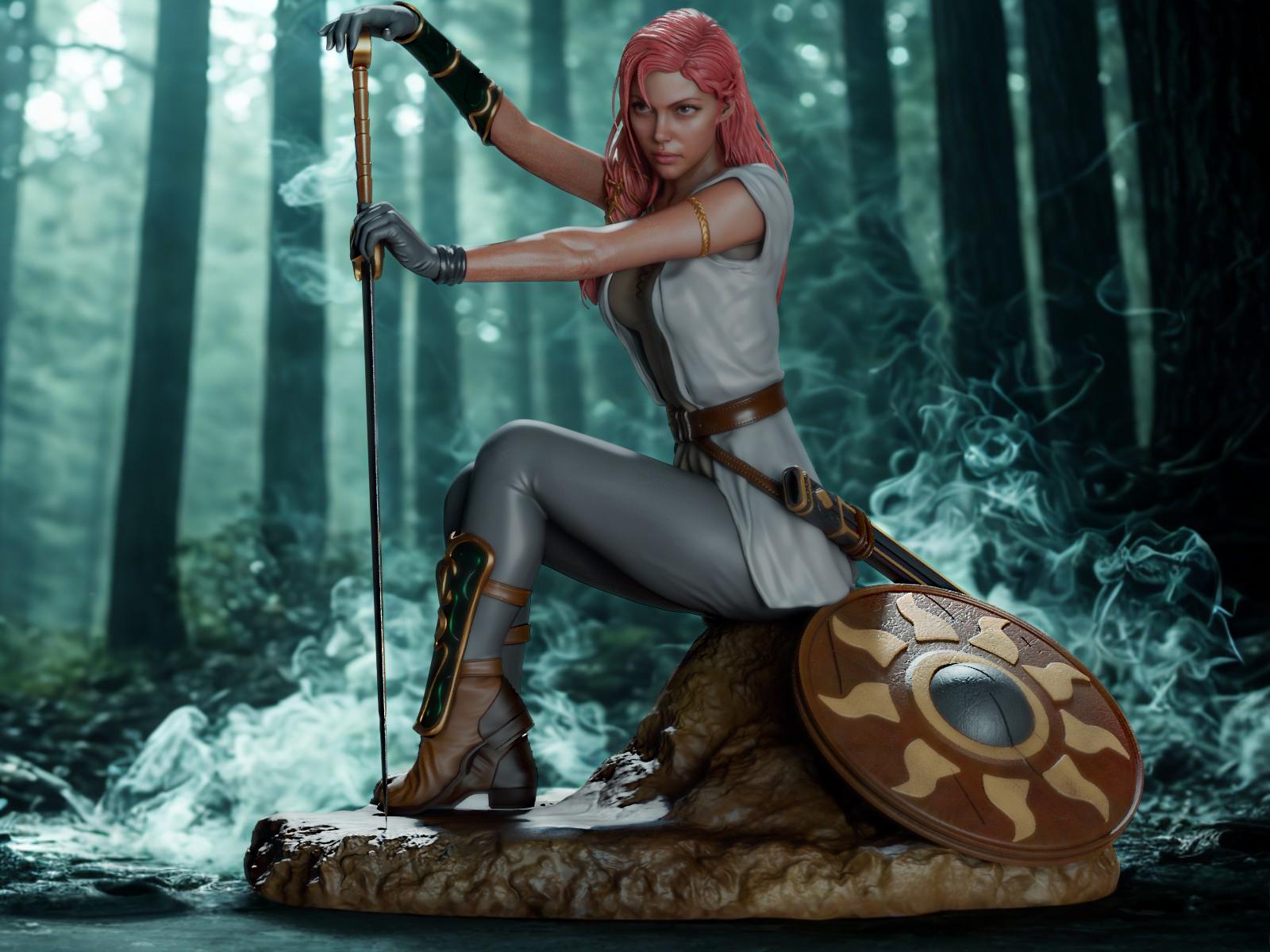 Hera STL 3D Print File | 3D Printable Greek Goddess Figurine | Queen of ...