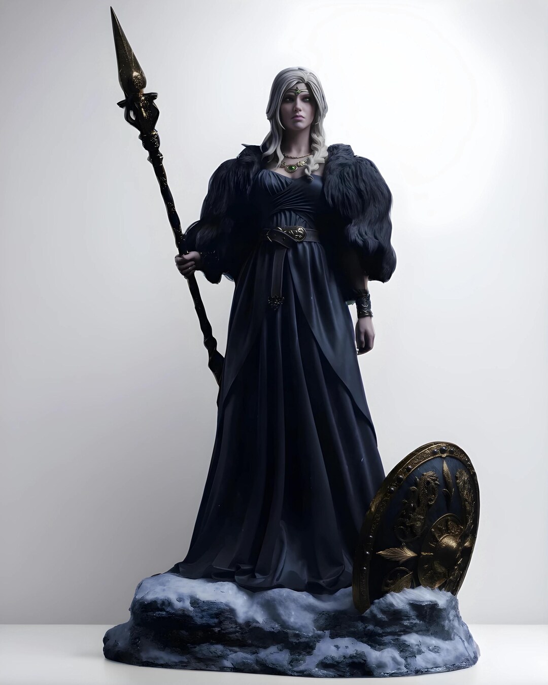 Freyja Goddess STL 3D Print File | 3D Printable Norse Mythology ...