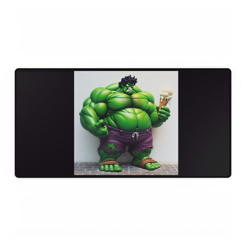 Hulk Desk Mat, Gamer Desk Accessories, Fun Office Decor, Unique ...