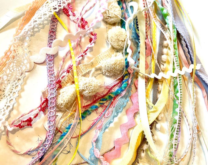 Ribbon Assortment 35 Yards Pastel Colors Gross Grain Satin Fibers ...