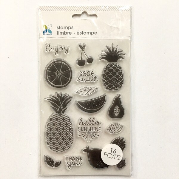 Fruit Rubber Stamp - Etsy