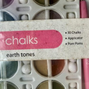 Pebble Inc Chalk Sets Pastels and Earth Colors Set of 2 Palettes ...