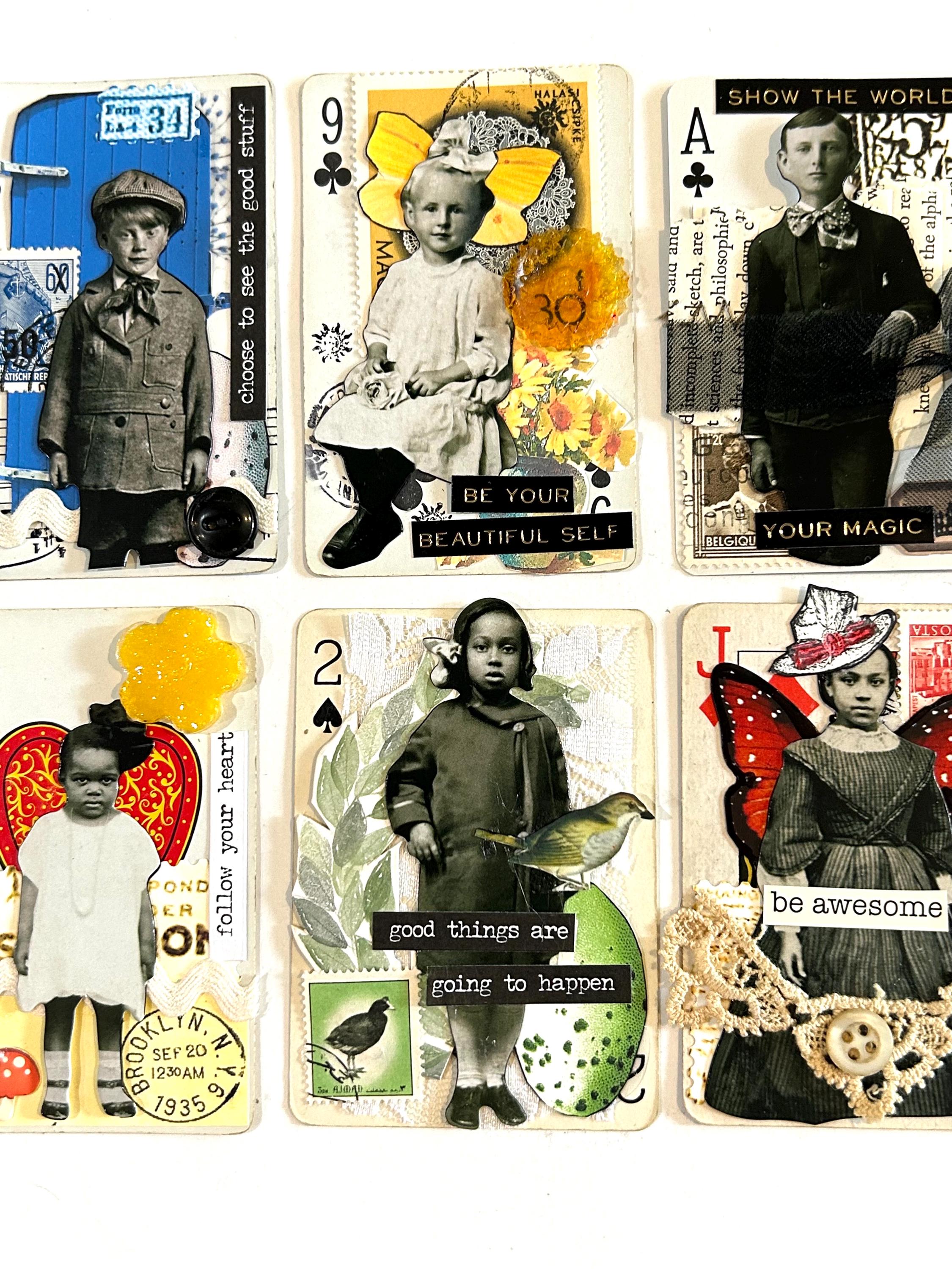 Artist Trading Cards ATC Mini Collage Vintage Inspired Ephemera ...