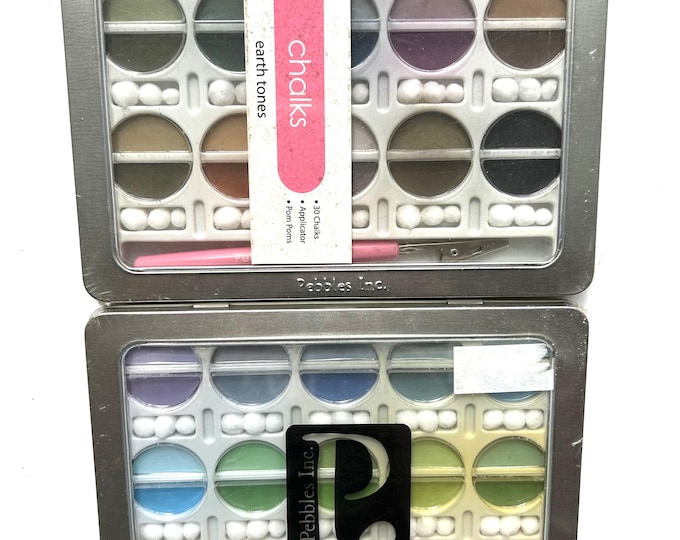 Pebble Inc Chalk Sets Pastels and Earth Colors Set of 2 Palettes ...